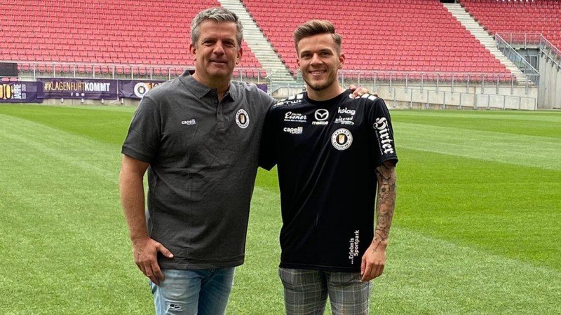 Florian Rieder von der WSG Tirol zu Austria Klagenfurt