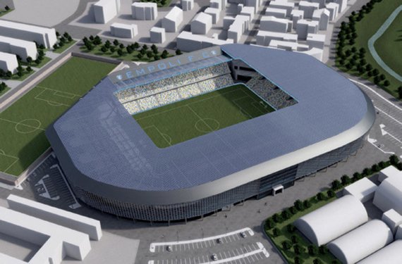 Empoli baut Stadion in "Bienen-Waben"-Optik